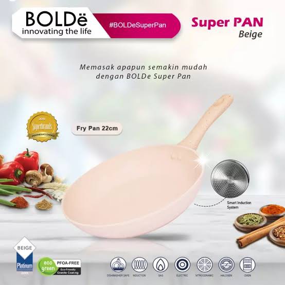 Jual BOLDe SUPER PAN | FRY PAN GRANITE COATING Penggorengan | Shopee ...