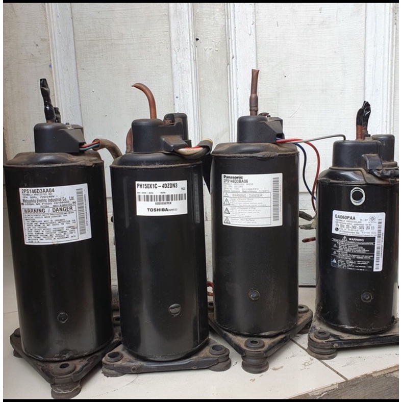 Jual kompresor ac semua merk R22 R410 R32 ready original bawaan pabrik ...