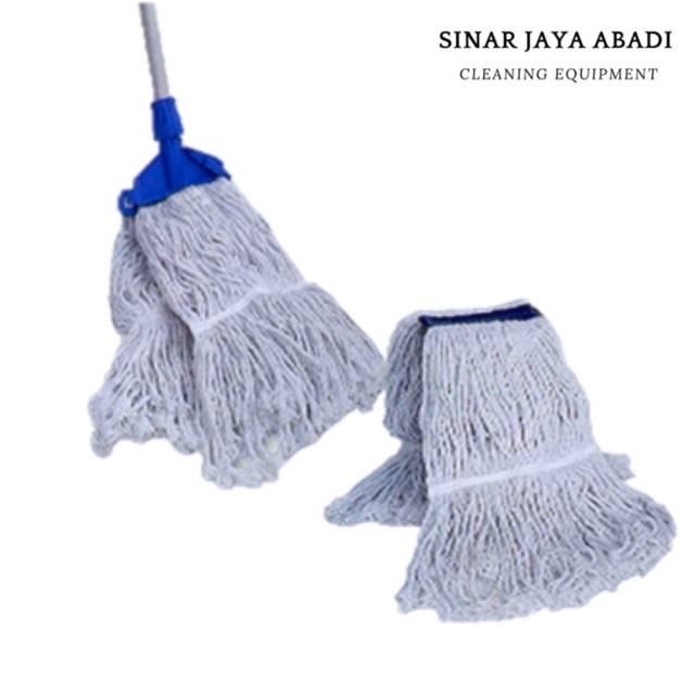 Jual Refill Mop Cotton Local / Kain Pel Katun Lantai Lokal | Shopee ...