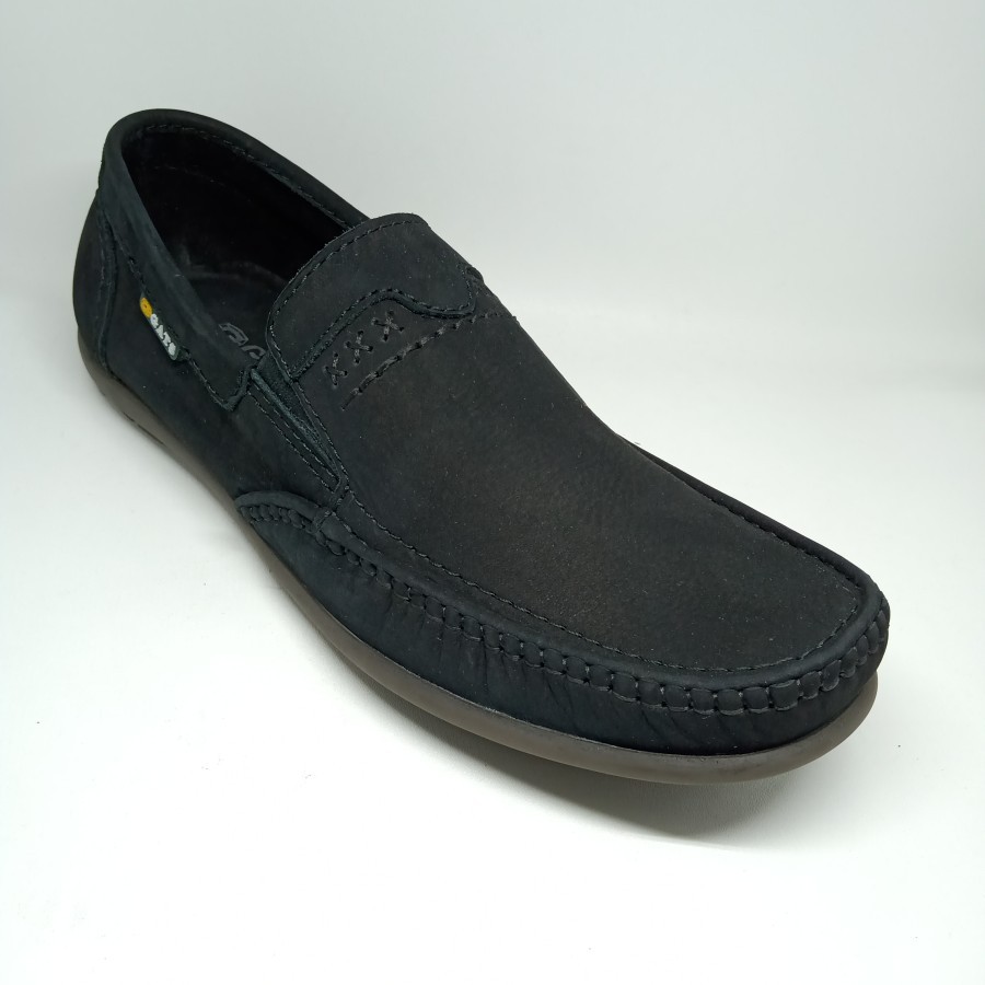 Jual Sepatu Kasual Pria Sepatu Kulit Gats HK 0002 - Black | Shopee ...