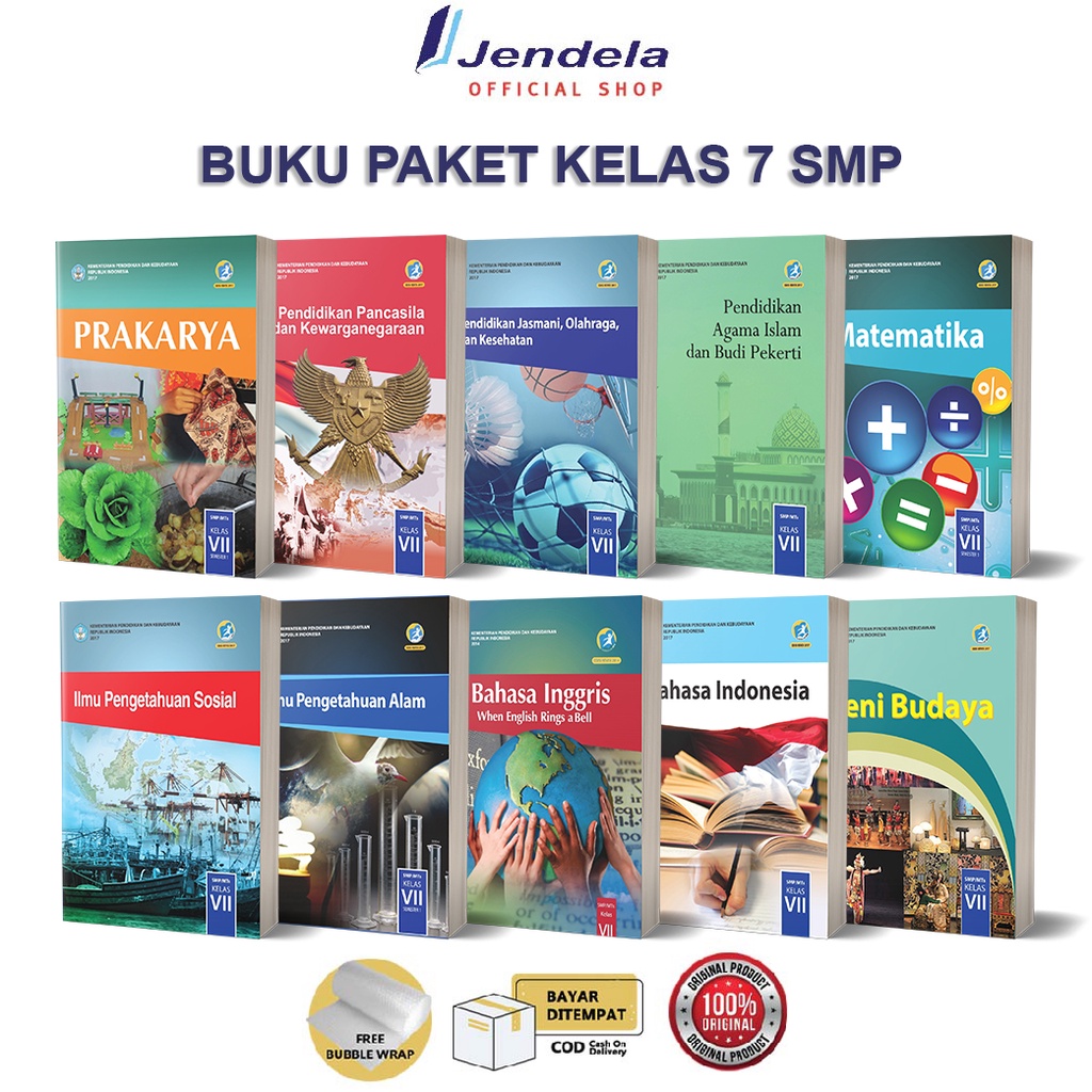 Jual Buku Paket Kelas 7 SMP Buku Siswa Tematik BSE SMP MTs Edisi Revisi ...