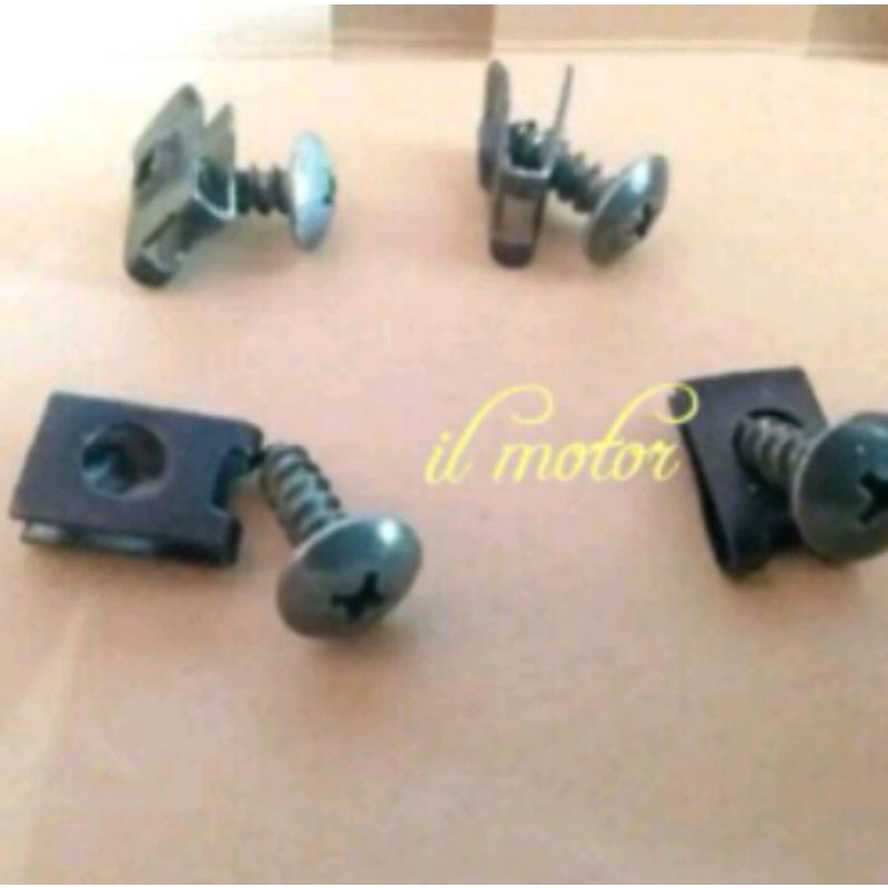 Jual Baut Clip Body Yamaha Mio Spi Klip Plus Baut | Shopee Indonesia