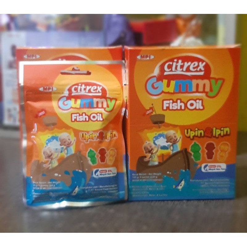 Jual Citrex Gummy Fish Oil Upin & Ipin, ORIGINAL 100% | Shopee Indonesia