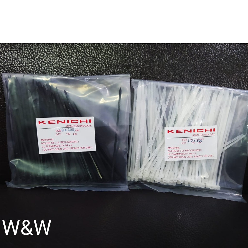 Jual Kenichi Cable Ties (Kabel Ties) 2,0 x 100 / 2.0 x 100 10cm ...
