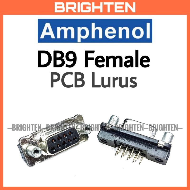 Jual AMPHENOL DB9 Female DB9F PCB Lurus AMP | Shopee Indonesia