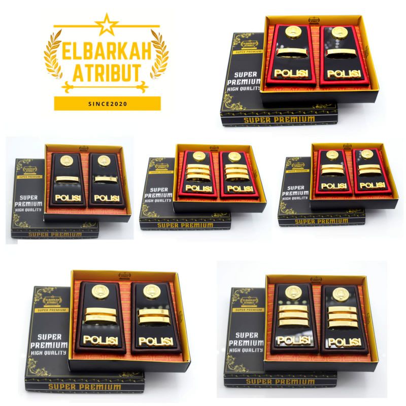 Jual PANGKAT PERWIRA POLISI ( IPDA, IPTU, AKP ) PDH AKRILIK LIS BORDIR ...