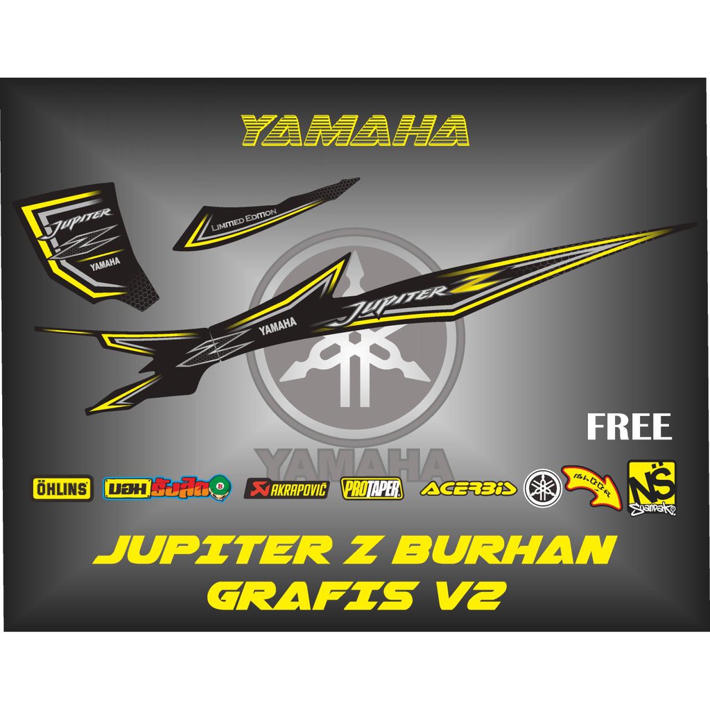 Jual Stiker motor jupiter burhan grafis v2 | Shopee Indonesia