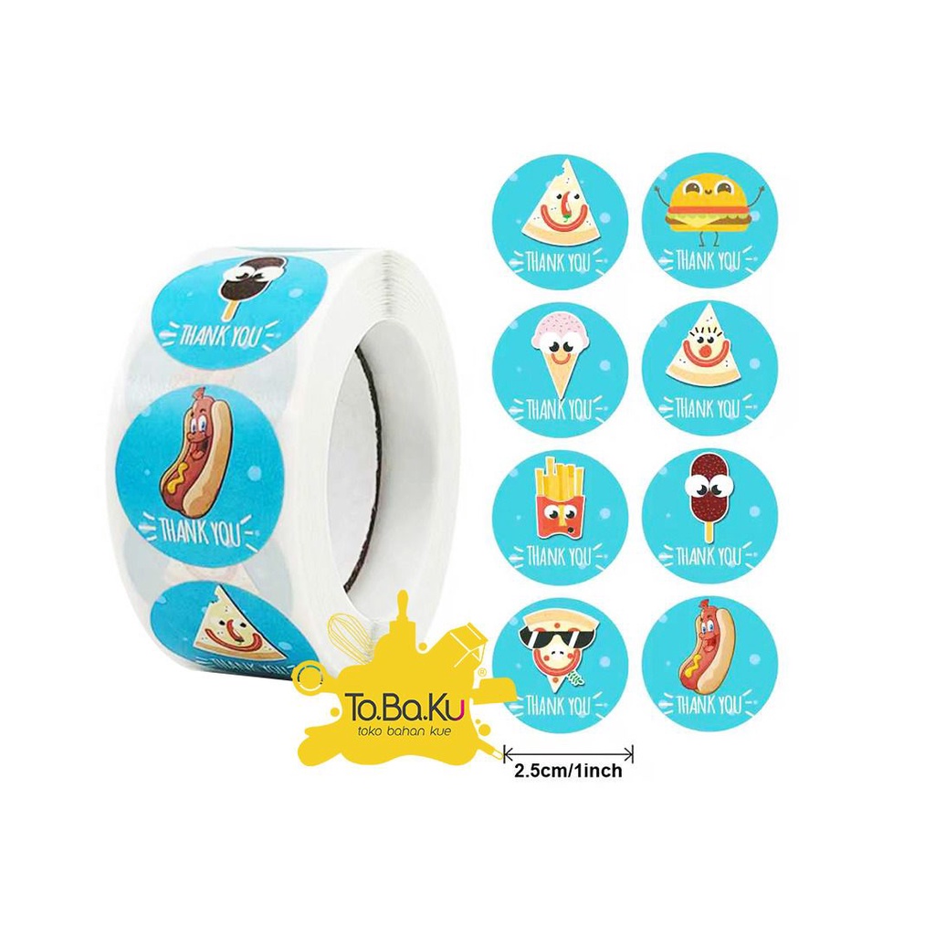 Jual Stiker Bulat Fast Food (label sticker) | Shopee Indonesia