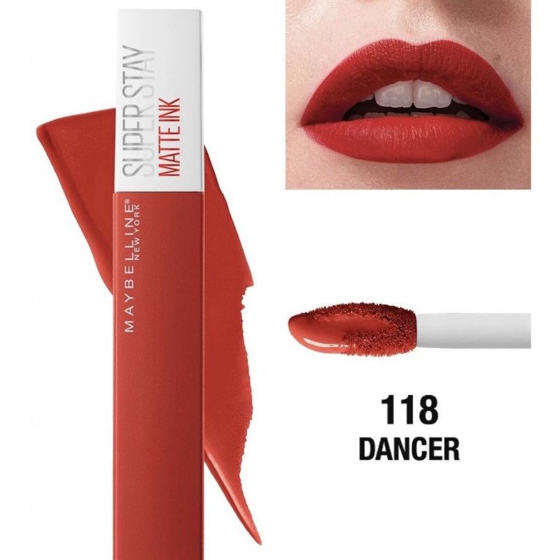 Jual Maybelline Superstay Matte ink 118 Dancer - SALE | Shopee Indonesia