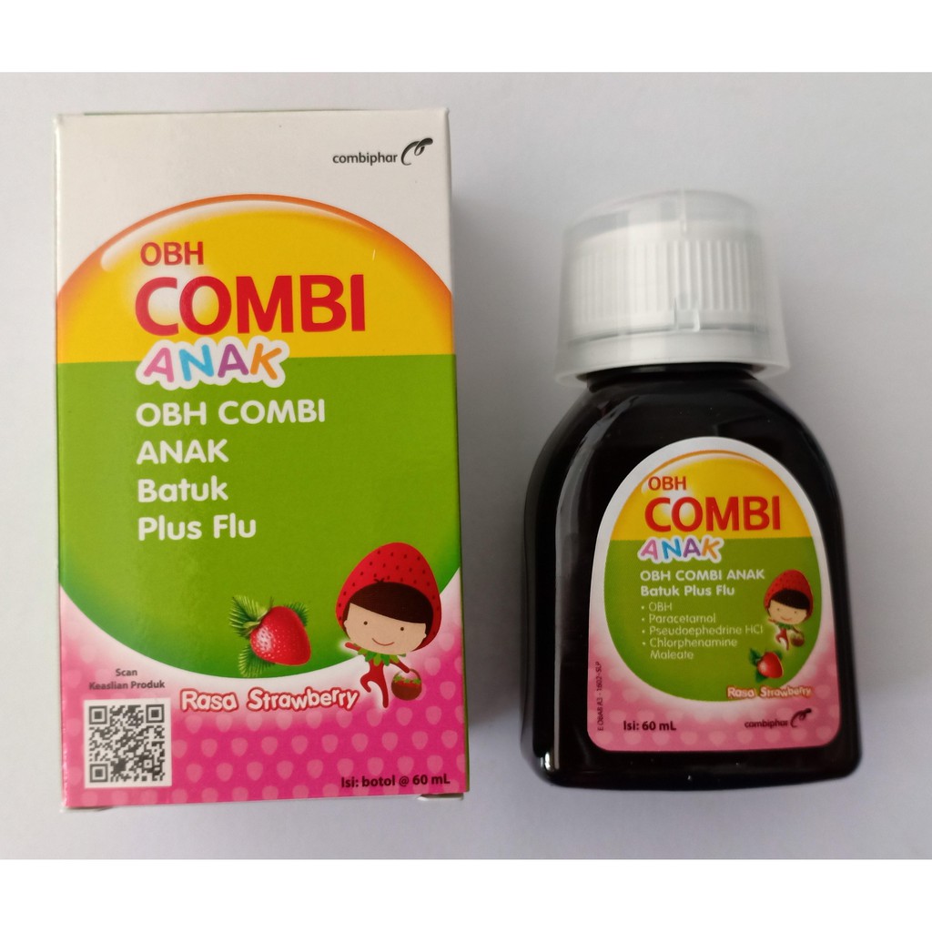 Jual Obh Combi anak syr 60ml Rasa Strawberry | Shopee Indonesia