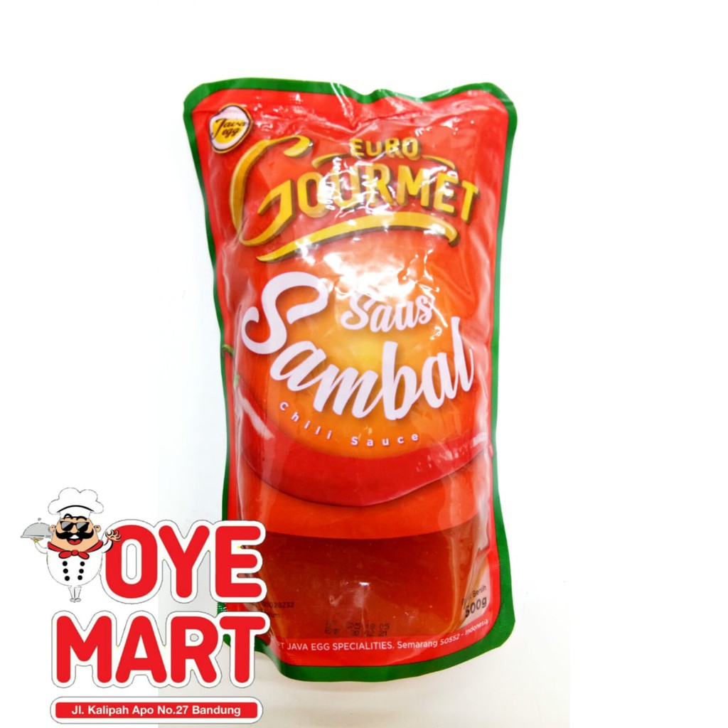 Jual EURO GOURMET SAUS SAMBAL 500GR/SAUS SAMBEL ASLI HARGA PROMO ...