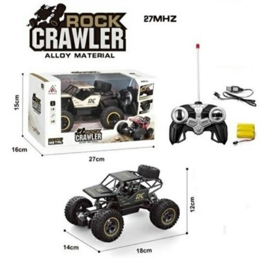 Jual RC Rock Crawler Metal Alloy Scale 1 : 18 - Mainan Mobil Remot ...