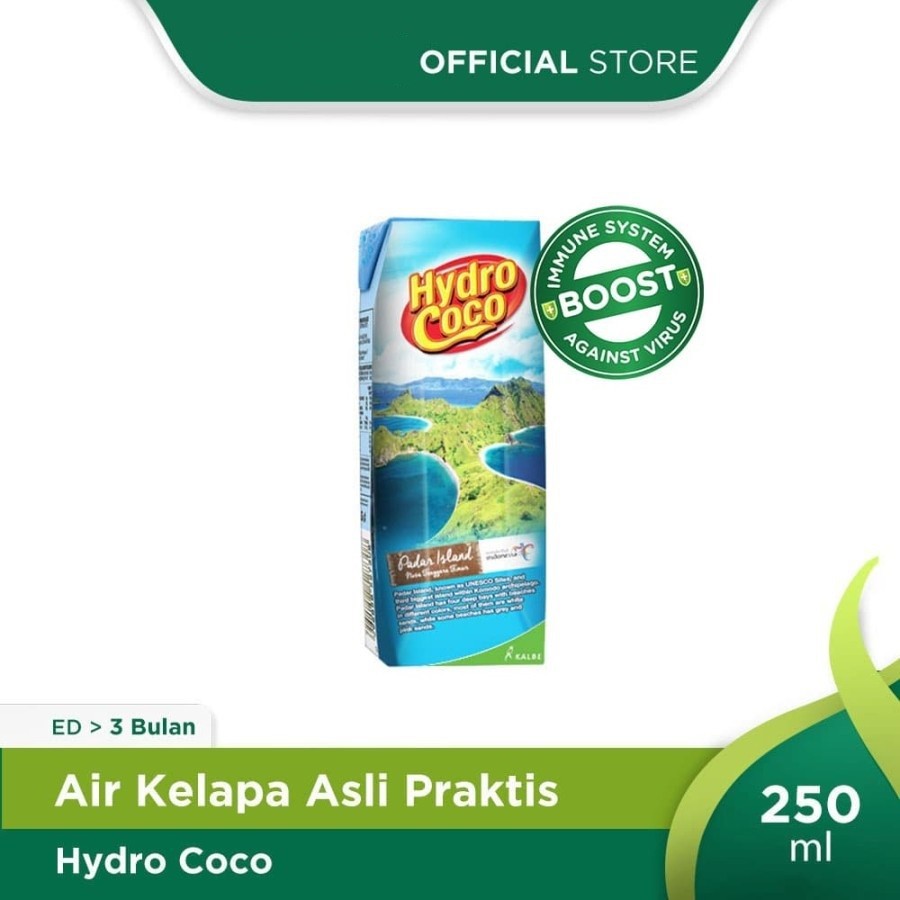Jual HYDRO COCO MINUMAN AIR KELAPA ORIGINAL UKURAN 250ML | Shopee Indonesia
