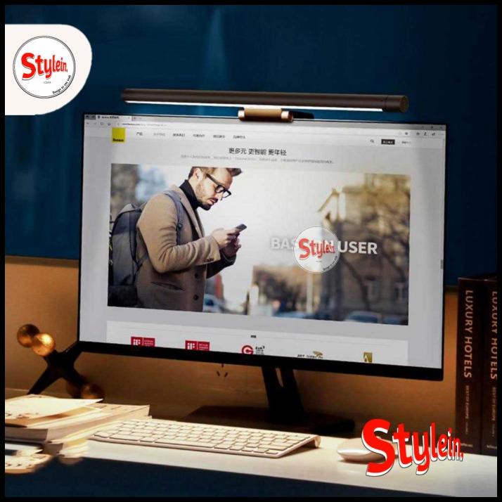 Jual Led Monitor Baseus Screenbar Lamp Stepless Dimming Lampu Monitor ...