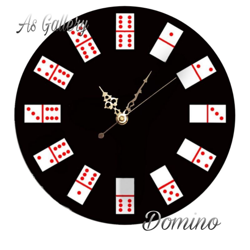 Jual JAM DINDING UNIK - DOMINO | Shopee Indonesia