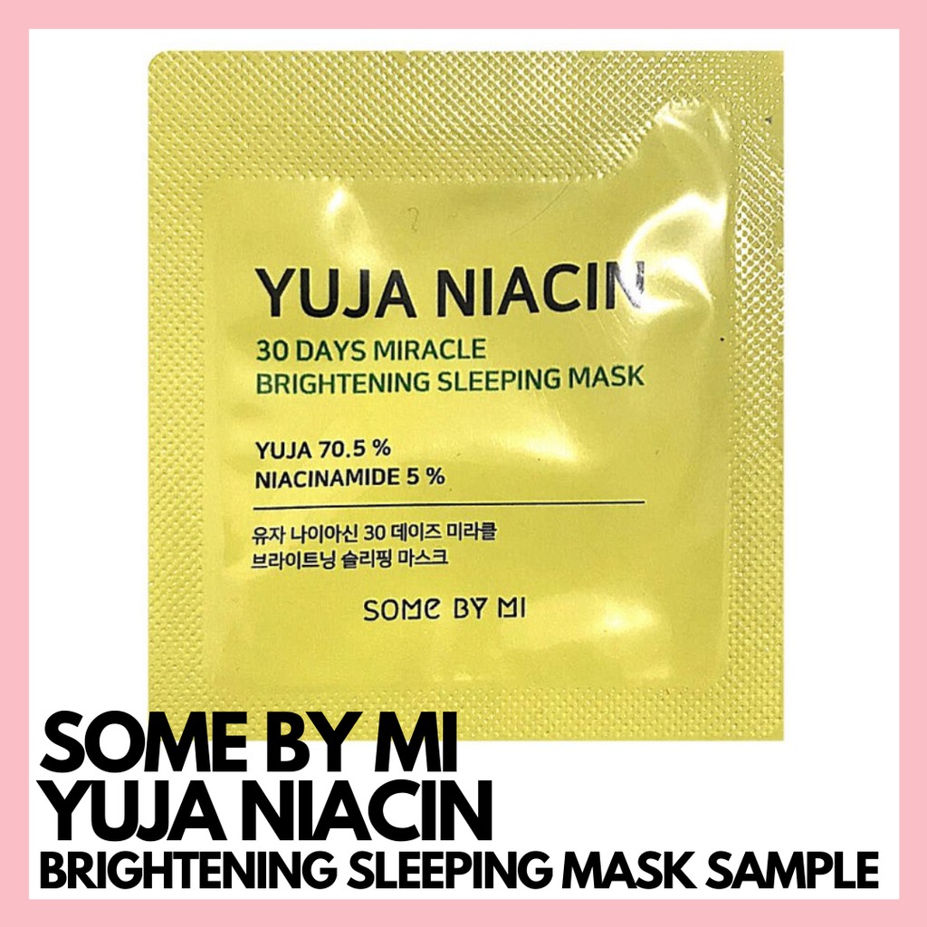 Jual SOMEBYMI / Some By Mi Yuja Niacin Brightening Sleeping Mask Sample ...