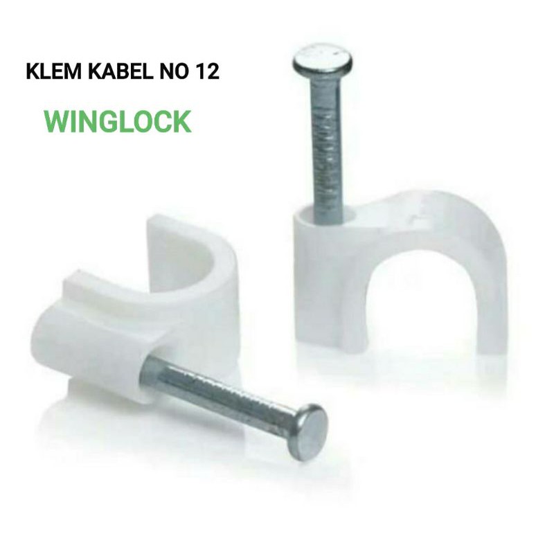 Jual KLEM KABEL NO 12 PAKU BETON CLAM CABLE 12 | Shopee Indonesia