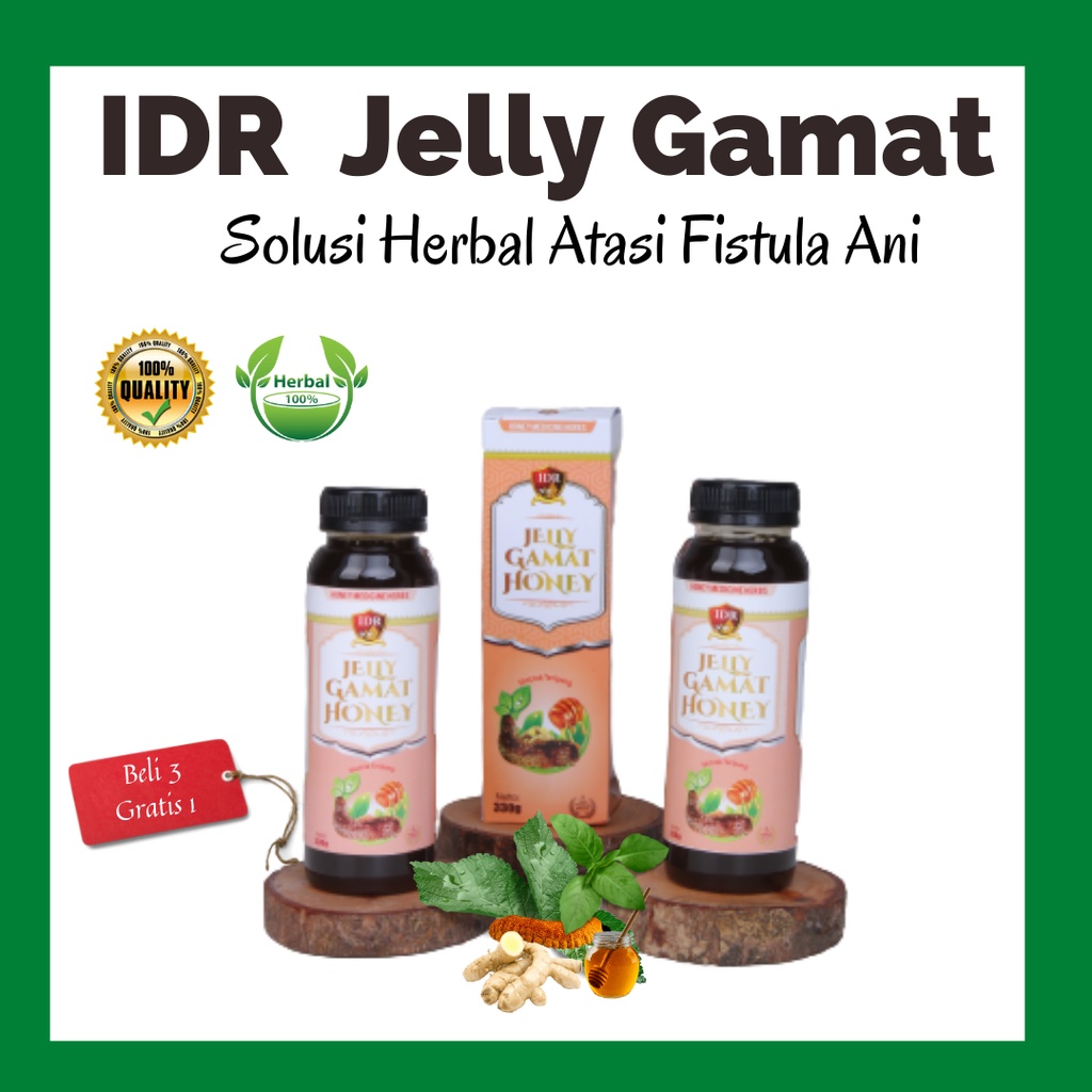 Jual IDR Jelly Gamat /// Obat Fistula Ani 330 gram | Shopee Indonesia