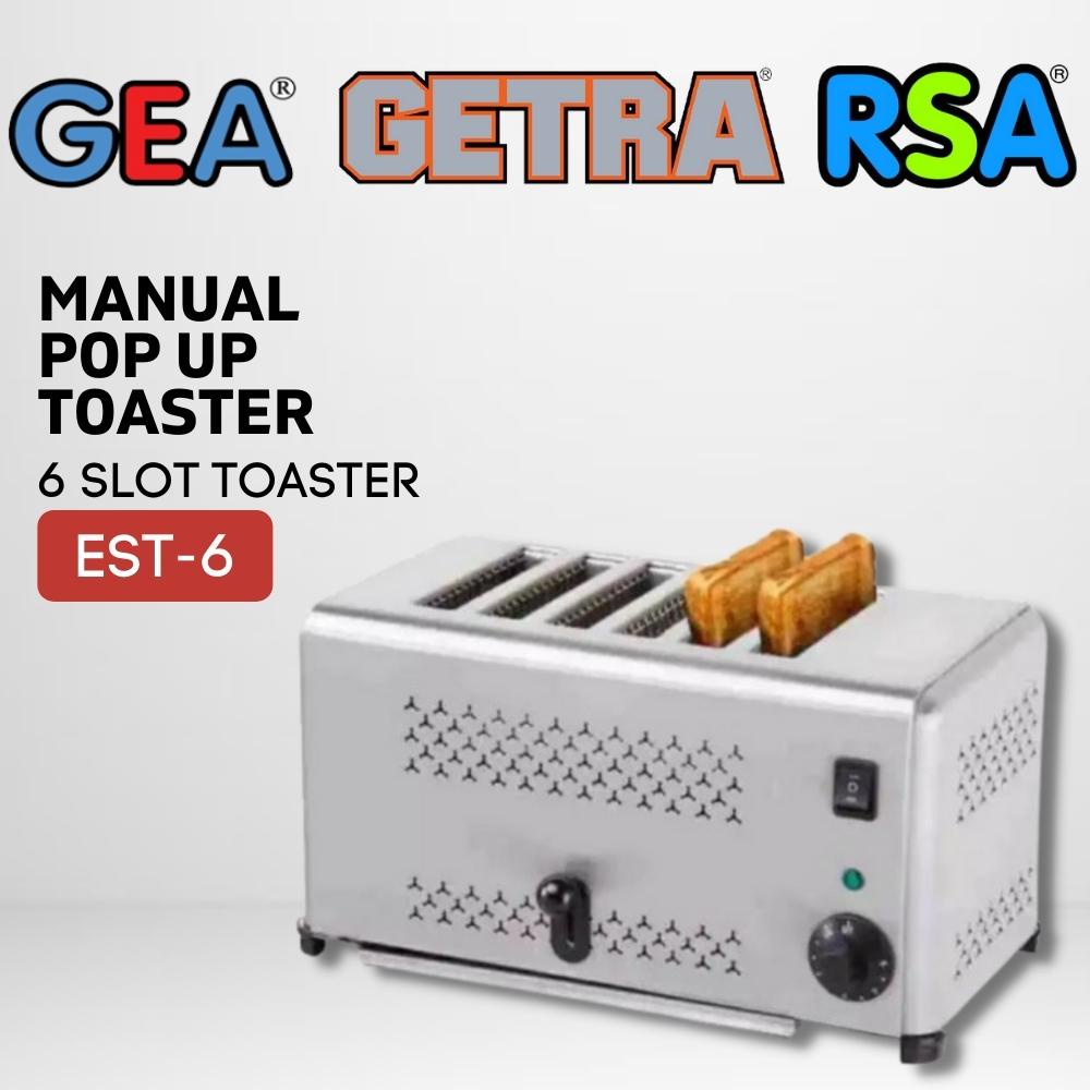 Jual TOASTER ROTI GETRA EST-6 PEMANGGANG ROTI 6 SLICE POP UP EST 6 ...