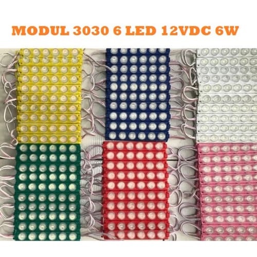 Jual STRIP LED MODULE 3030 6LED BESAR 6W | Shopee Indonesia