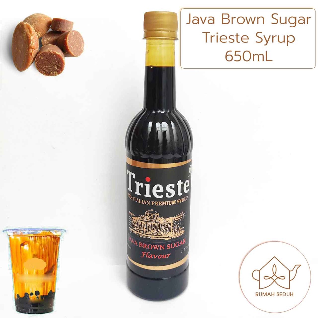 Jual 650 mL Java Brown Sugar Syrup Trieste - Sirup Gula Jawa - Sirop ...