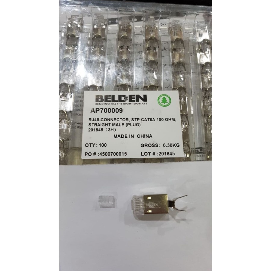 Jual Belden Connector STP Cat6a 10gb / Konektor Cat.6A ( Eceran / Pcs ...