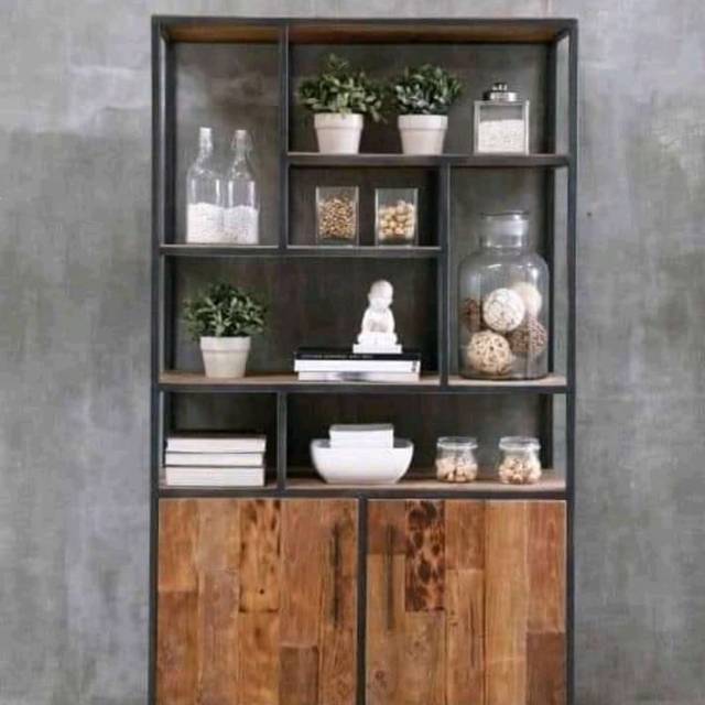 Jual Rak minimalis modern kombinasi besi hollow | Shopee Indonesia
