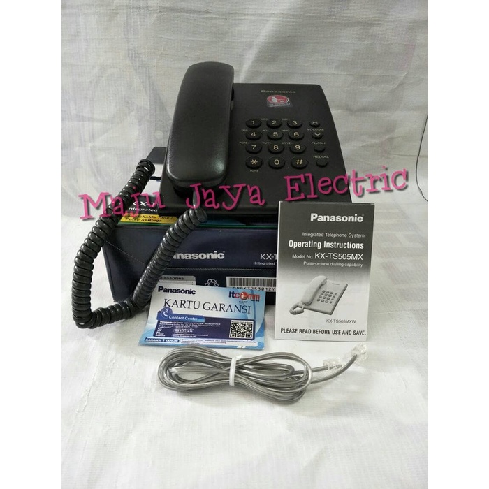 Jual mqtw05e Pesawat Telepon ( Telephone ) Panasonic Kx-Ts505Mx - Putih R50Y4Hd | Shopee Indonesia