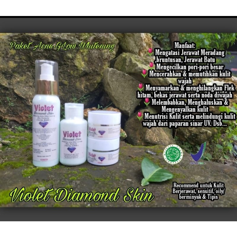 Jual VIOLET DIAMOND SKIND PAKET ACNE | Shopee Indonesia