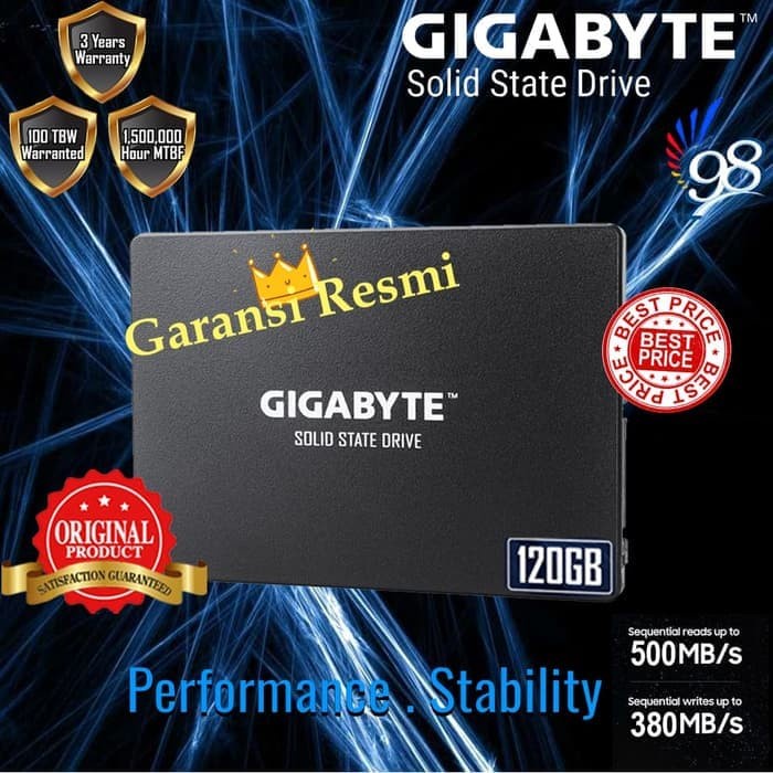 Jual Gigabyte SSD 120GB 120 GB - Sata III Resmi | Shopee Indonesia