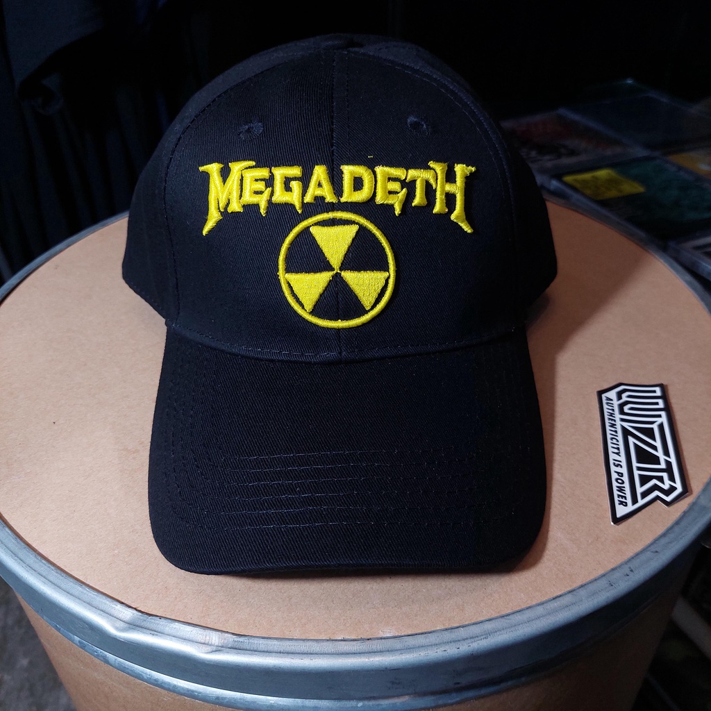 Jual Topi / Baseball Cap Official MEGADETH - HAZARD LOGO Original ...
