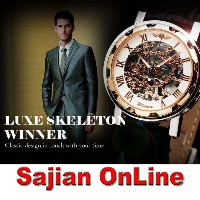 Jual AW036 WINNER Skeleton Mechanical - Jam Mekanis Ori !!! | Shopee ...