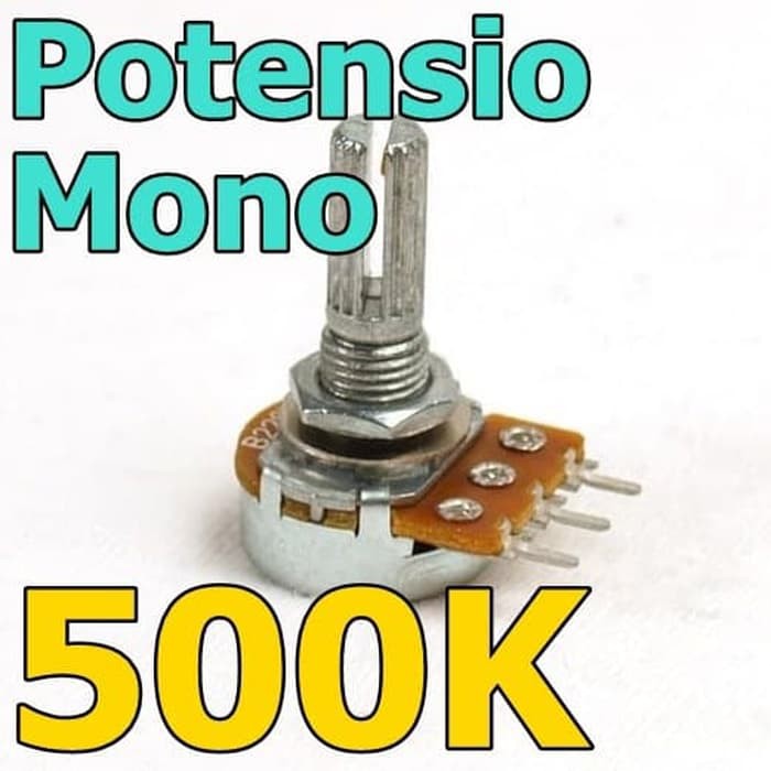 Jual Potensio Mono 500K VARIABLE RESISTOR Potensiometer | Shopee Indonesia