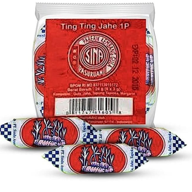 Jual Original Permen Ting Ting Jahe Sina, Sin A, Ginger Candy / Enting ...