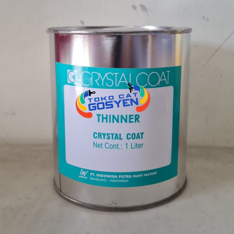 Jual THINER CRYSTAL COAT, KEMASAN KALENG 1 LITER | Shopee Indonesia