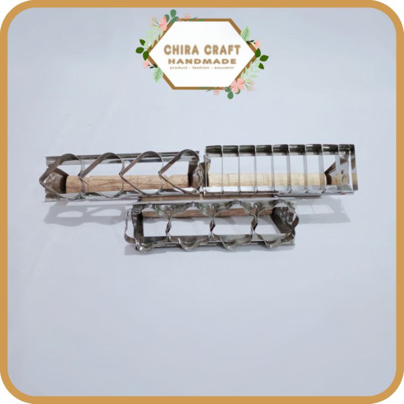 Jual Chiracraft Lyg Cetakan Kastenggel stainless Bentuk Kotak Bunga Dan ...