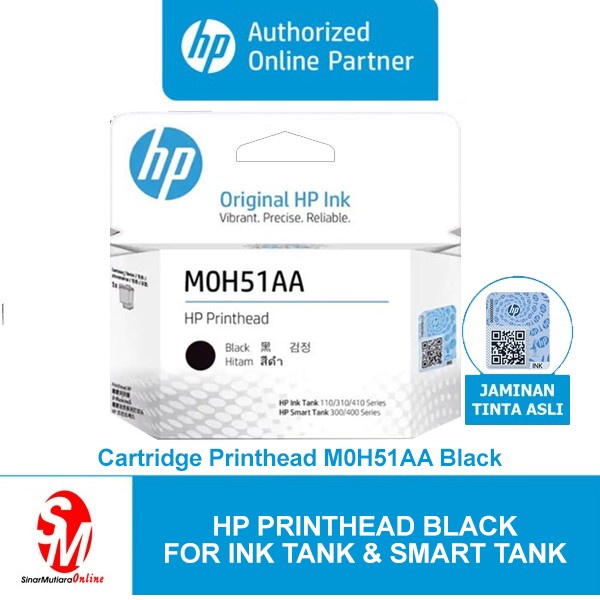 Jual HP Cartridge Printhead M0H51AA Black | Shopee Indonesia