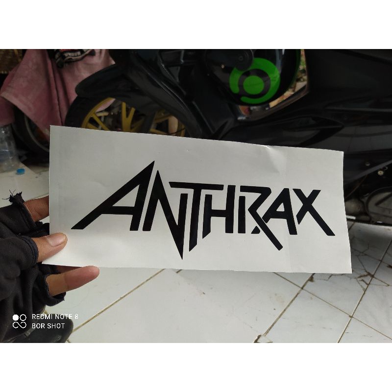 Jual STIKER ANTHRAX UKURAN LAPTOP | STICKER CUSTOM ANIME BAND LOGO DLL ...