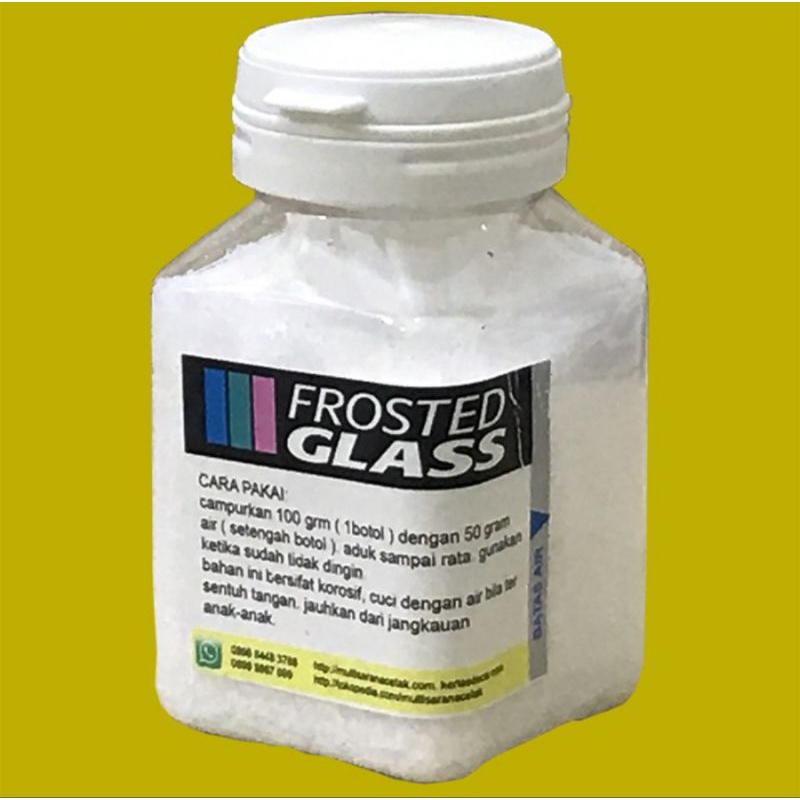 Jual FROSTED GLASS BAHAN DOFF KACA 100 GRAM | Shopee Indonesia