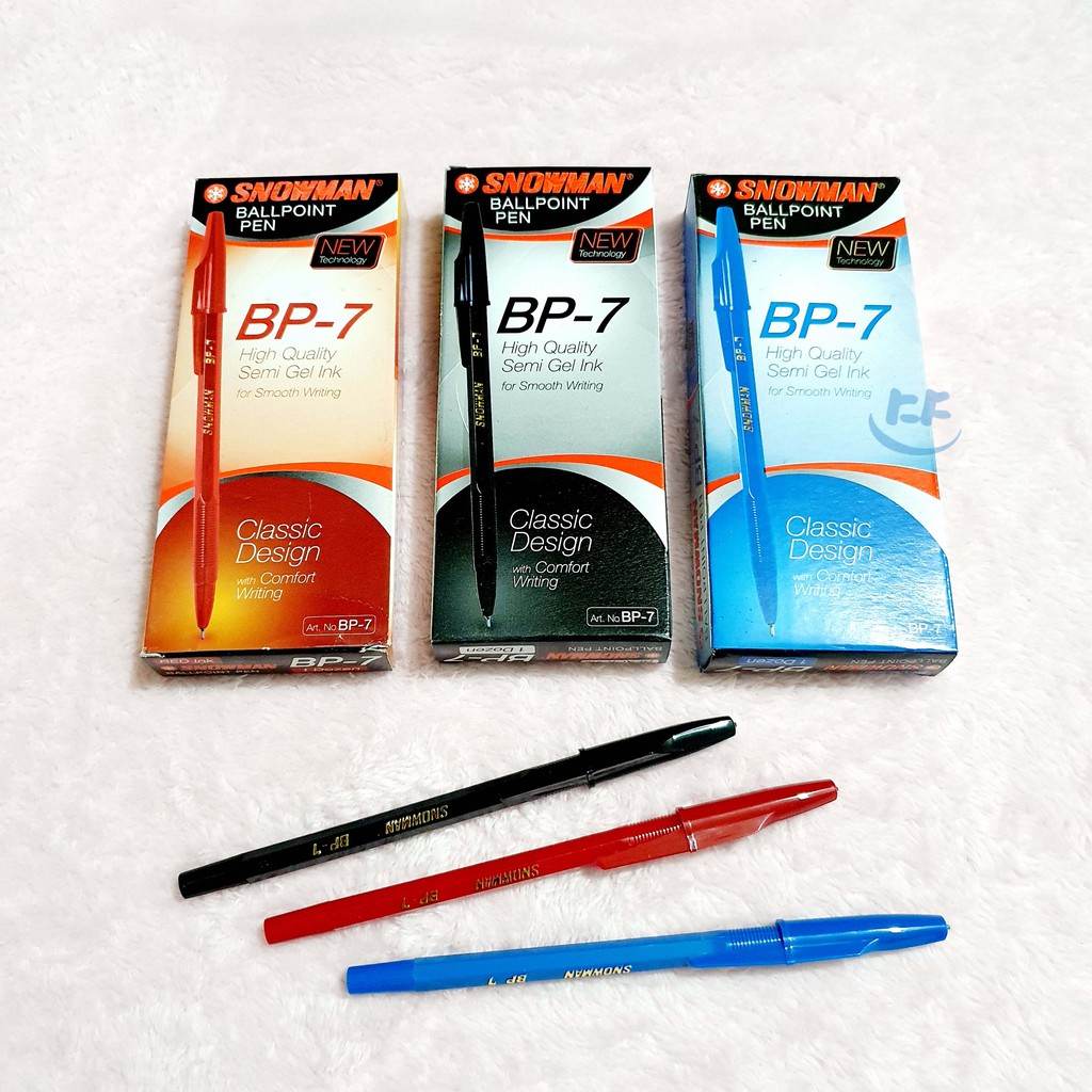 Jual Pen Ballpoint - Snowman BP-7 | Shopee Indonesia