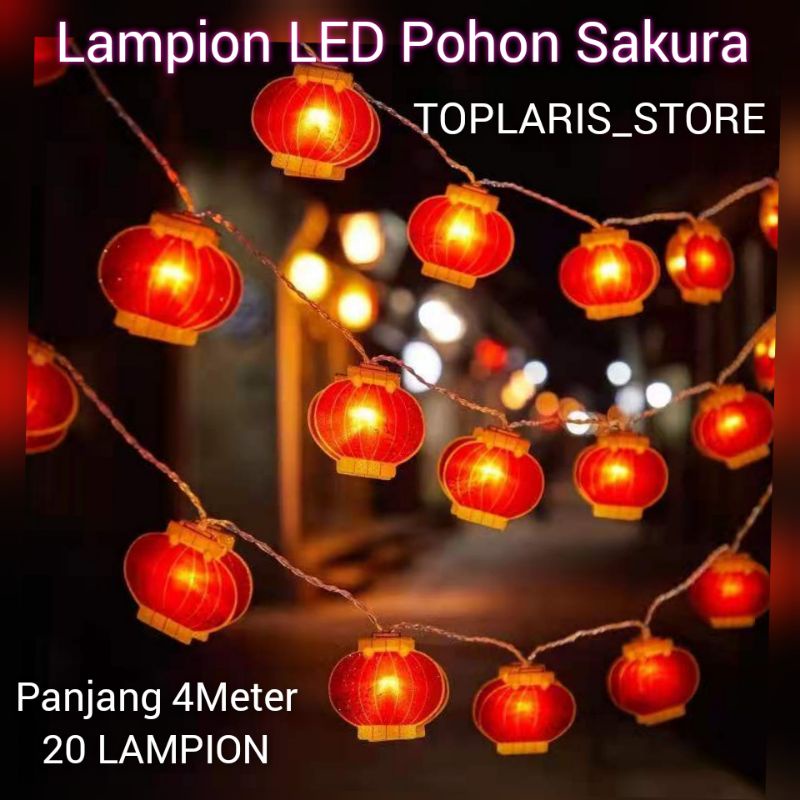 Jual Lampion Lampu sakura Led Kedip 32 Lampion | Shopee Indonesia