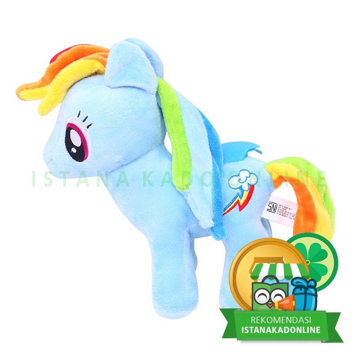 Jual Boneka Karakter My Little Pony Rainbow Dash 10 - Biru Muda | Shopee Indonesia