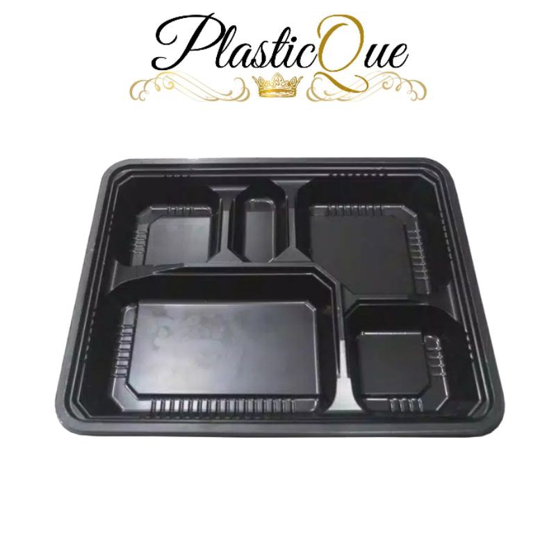 Jual Bento Sekat 5 Jumbo Mika Nampan Lunch Box Kotak Tempat Makan Skat ...