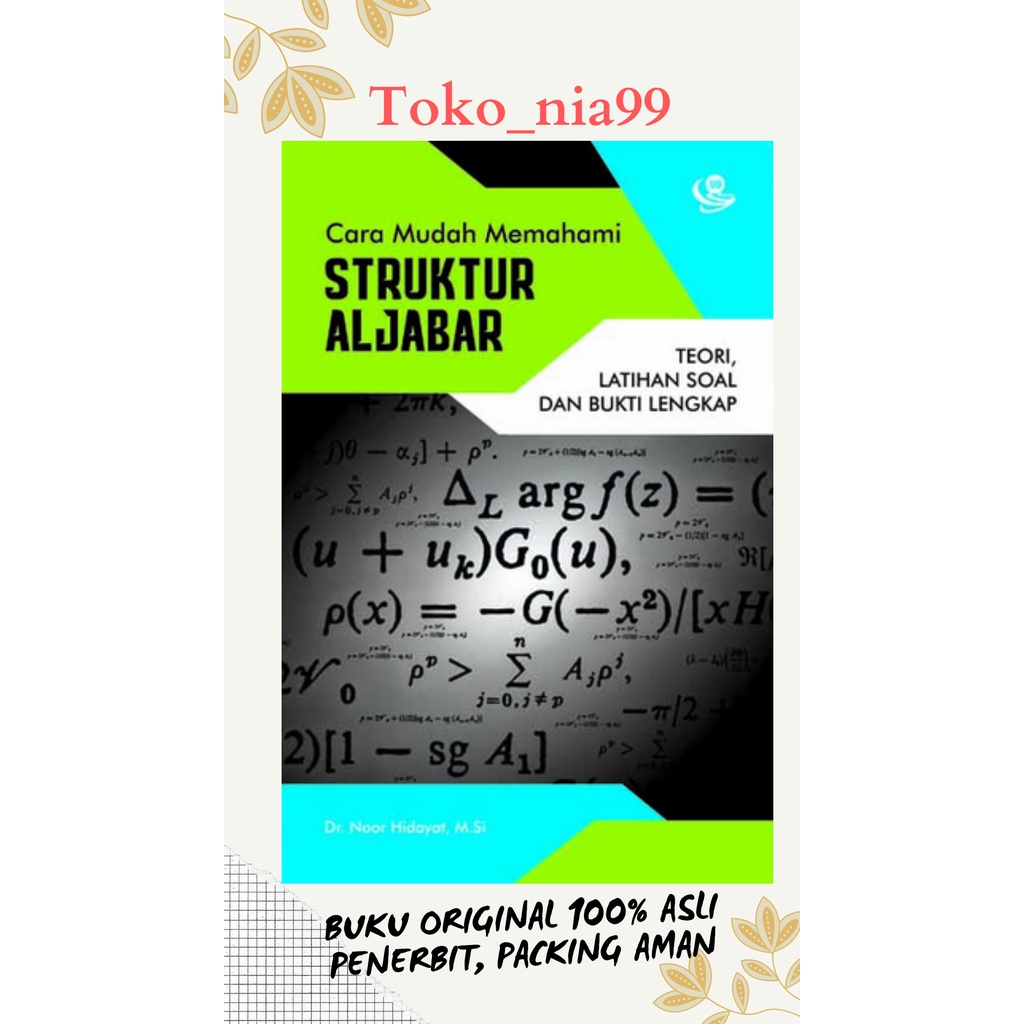 Jual Cara Mudah Memahami Struktur Aljabar ORI UB PRESS | Shopee Indonesia Jual Cara Mudah Memahami Struktur Aljabar ORI UB PRESS | Shopee Indonesia