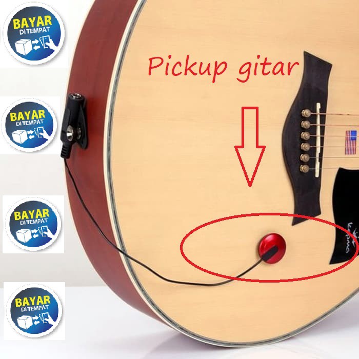 Jual Pickup/mic Gitar akustik,biola.dll (Pickup/spul Transducer ...