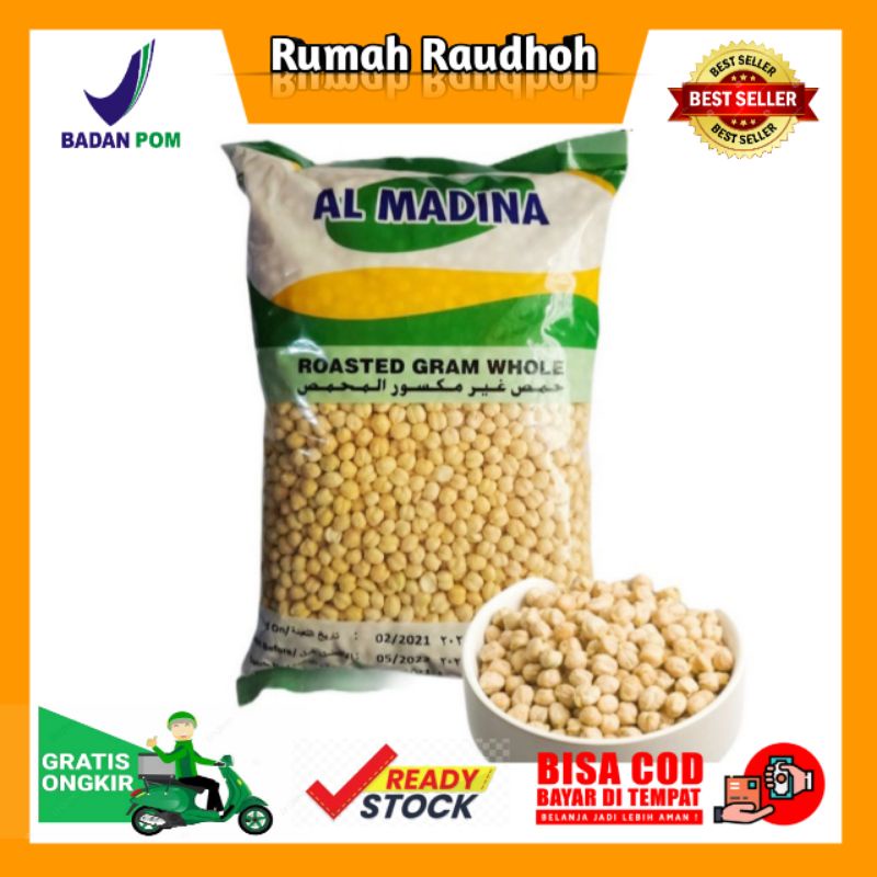 Jual KACANG ARAB AL - MADINAH 500 GRAM - ORIGINAL ROASTED CHICKPEA ...