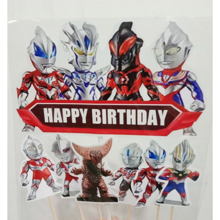 Jual HIASAN KUE ULTRAMAN / CAKE TOPPER ULTRAMAN / ASESORIS KUE ULTRAMAN ...