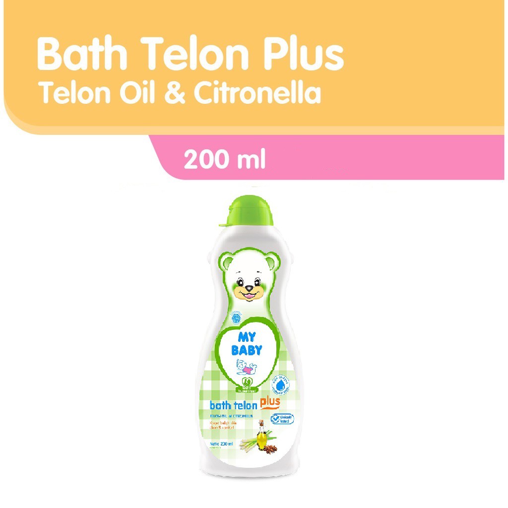 Jual MY BABY Bath Telon Plus Telon Oil & Citronella Sabun Bayi 200 ml ...