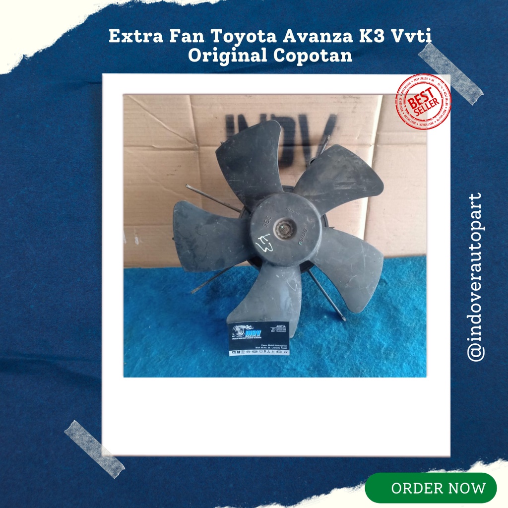 Jual Extra Fan Toyota Avanza Rush Terios randmax 1300 cc k3 Original ...