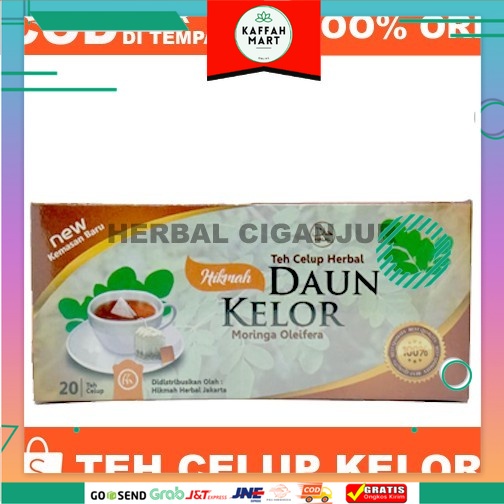 Jual Teh Celup Kelor Hikmah Daun Kelor 100 Organik Anti Kanker